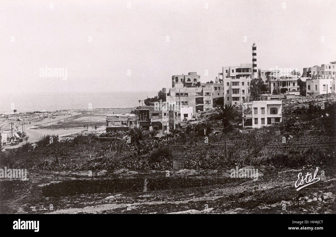 Ras Beirut neighborhood in the west of Beirut (Beyrouth), Lebanon, with ...