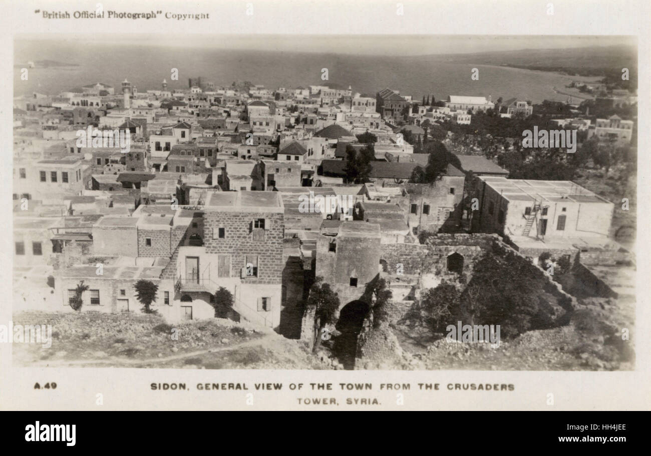 Sidon lebanon coast hi-res stock photography and images - Alamy