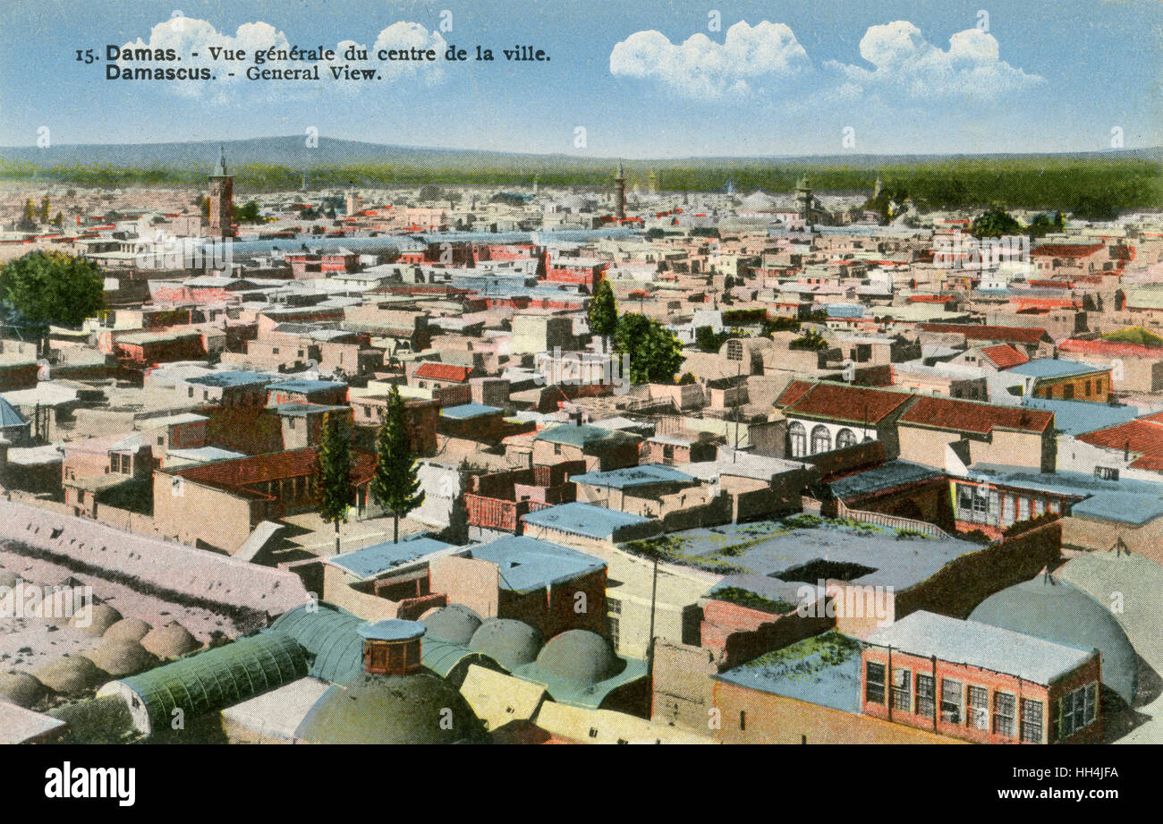Damascus general view hi-res stock photography and images - Alamy
