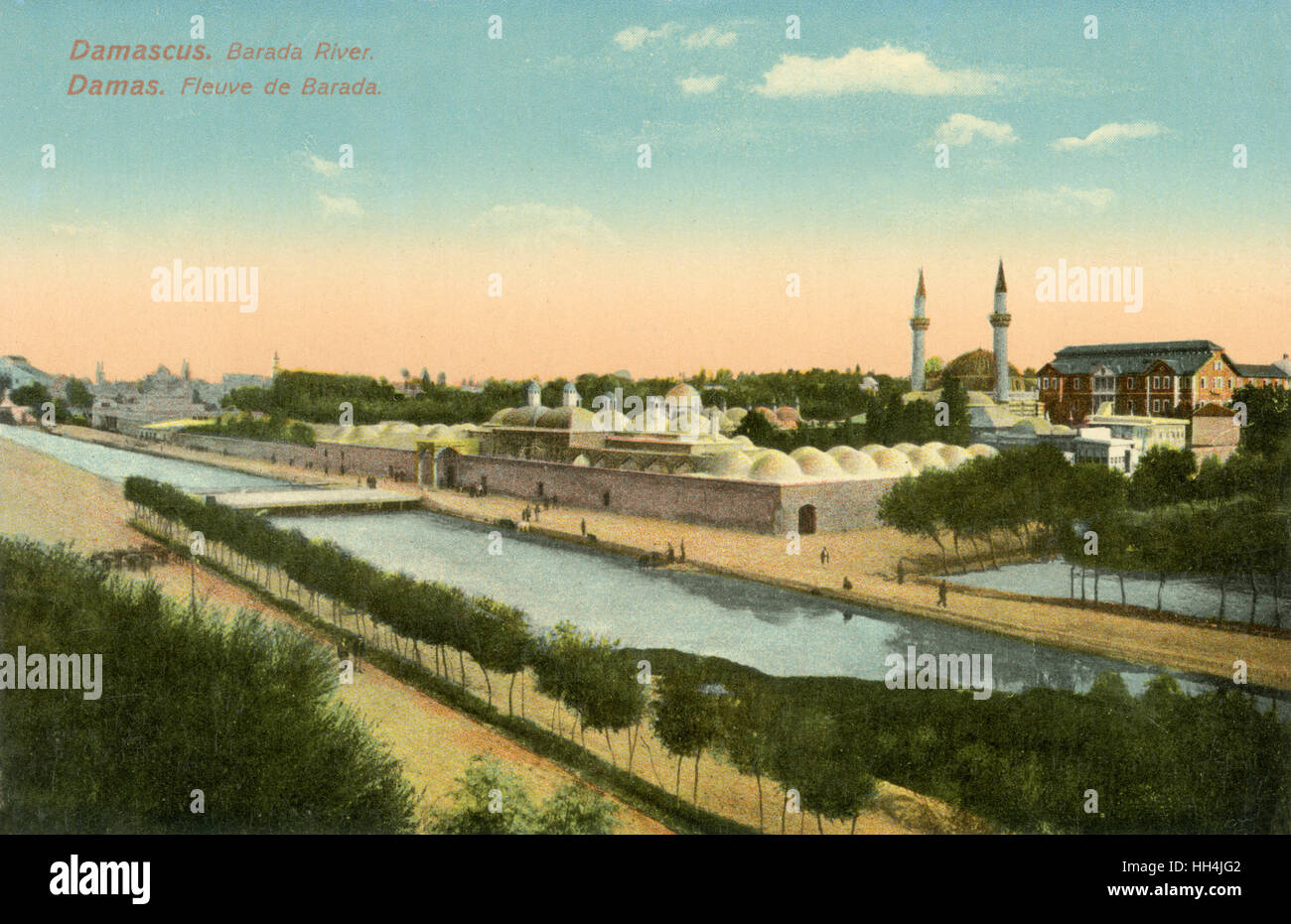 Barada river in Damascus, Syria Stock Photo - Alamy