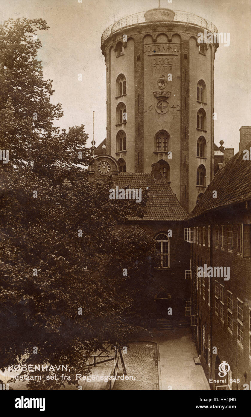 Copenhagen, Denmark - The Round Tower / Rundetaarn Stock Photo - Alamy
