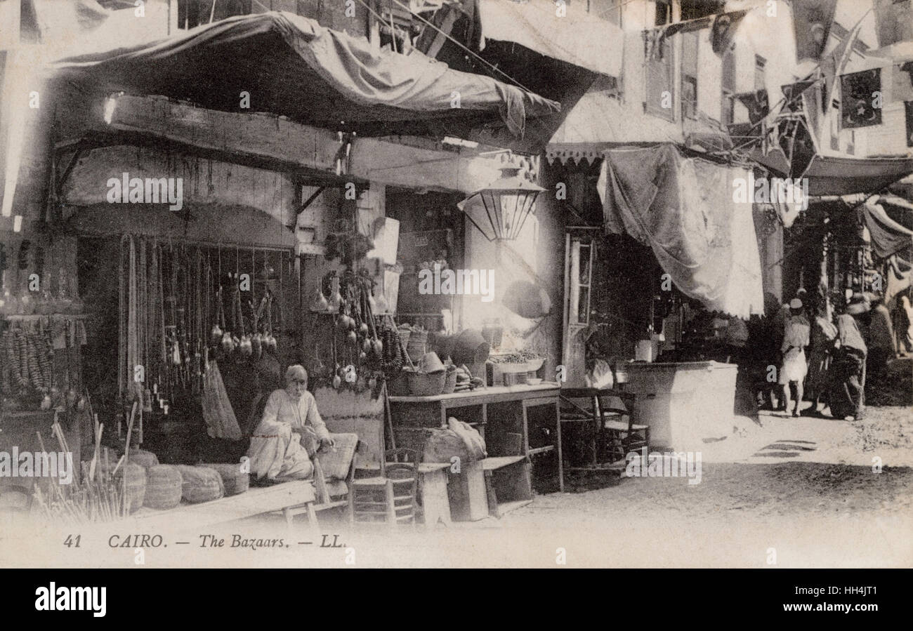 Bazaar in Cairo, Egypt Stock Photo - Alamy