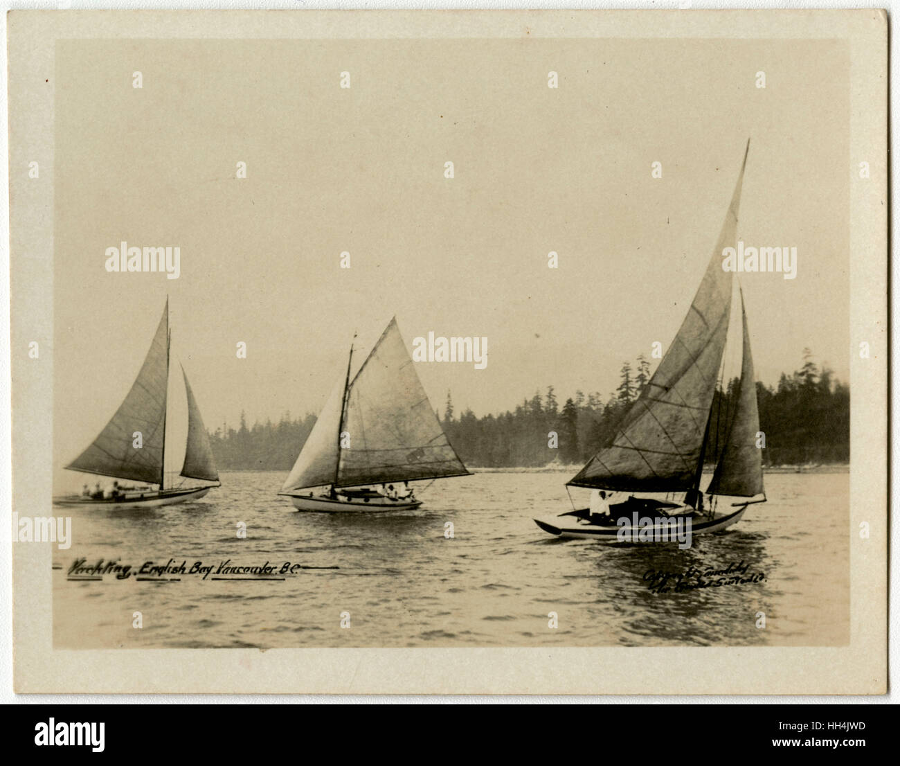 Vancouver, Canada - Yachting in the English Bay Stock Photo - Alamy