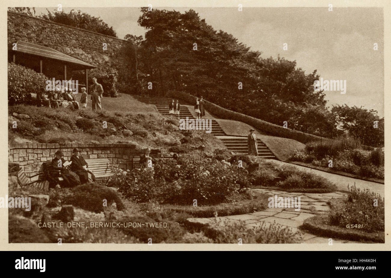 Berwick-upon-Tweed, Northumberland - Castle Dene Stock Photo - Alamy