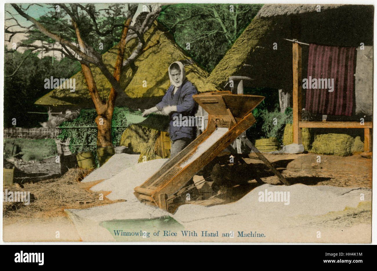 Winnowing machine hi-res stock photography and images - Alamy