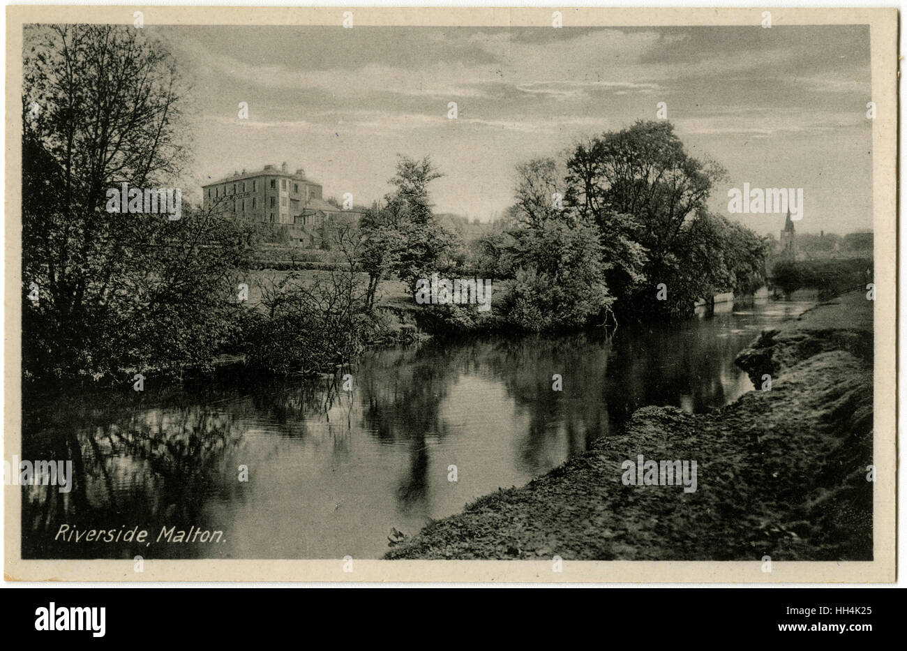 The riverside, River Derwent, Malton, North Yorkshire Stock Photo - Alamy