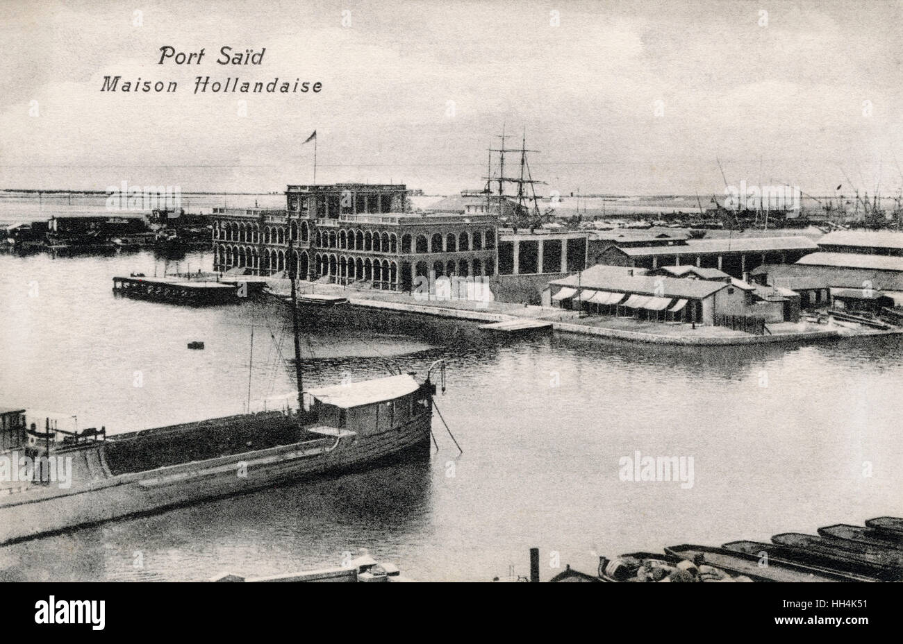 Suez Canal Company office in Port Said, Egypt Stock Photo - Alamy
