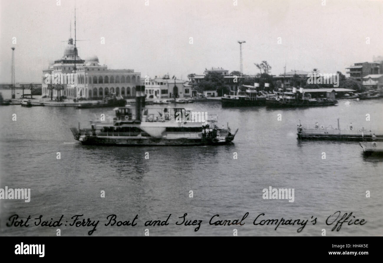 Ferry canal de suez hi-res stock photography and images - Alamy