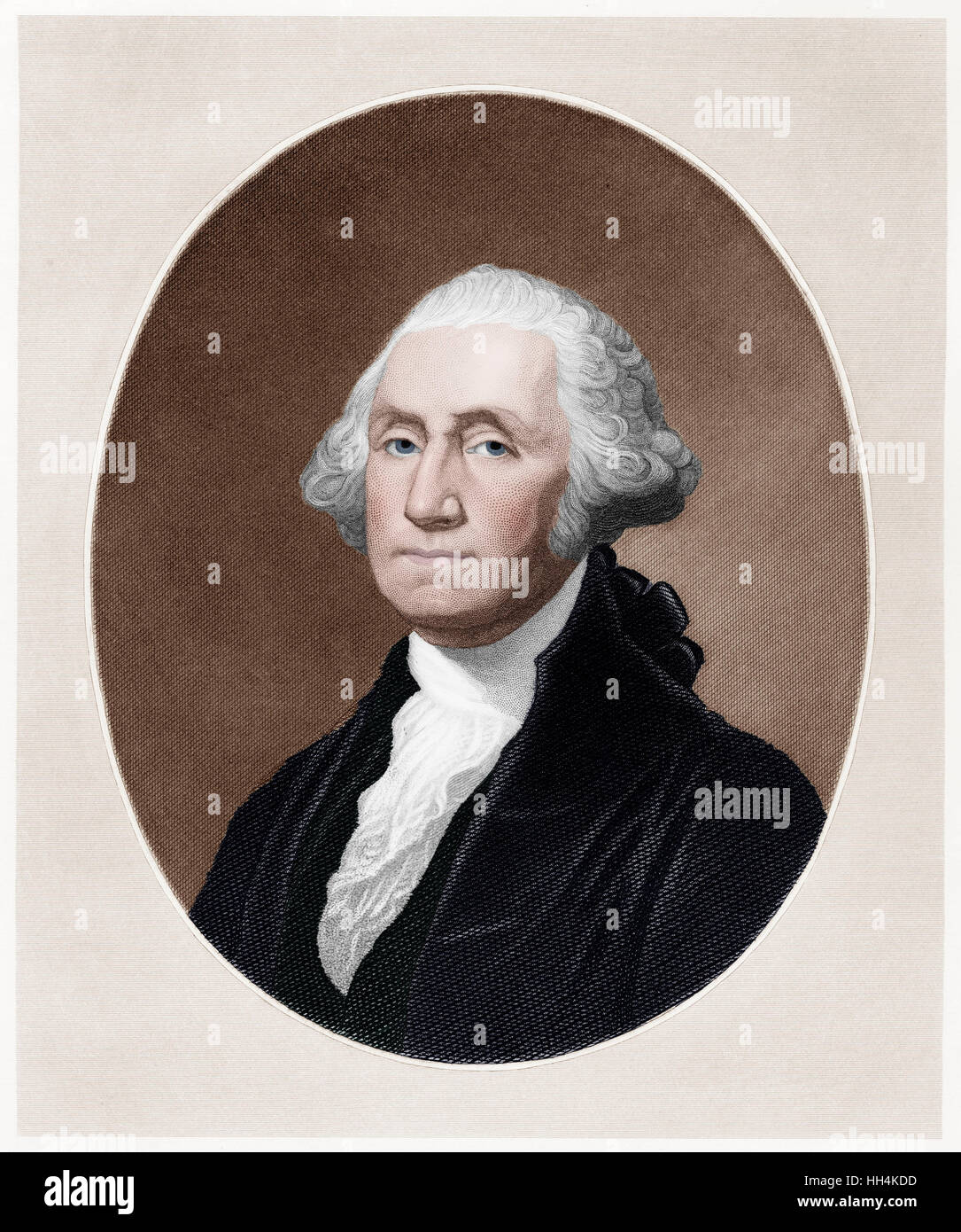 Portrait us president george washington hi-res stock photography and ...