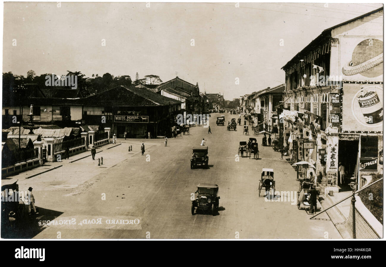 Singapore 1920s hi-res stock photography and images - Alamy