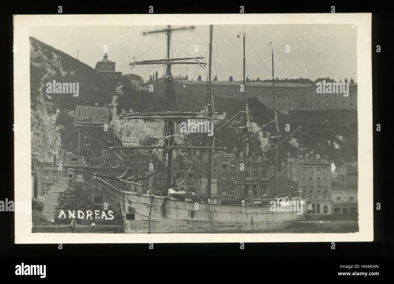 Sailing vessel Andreas at Dover, Kent Stock Photo - Alamy