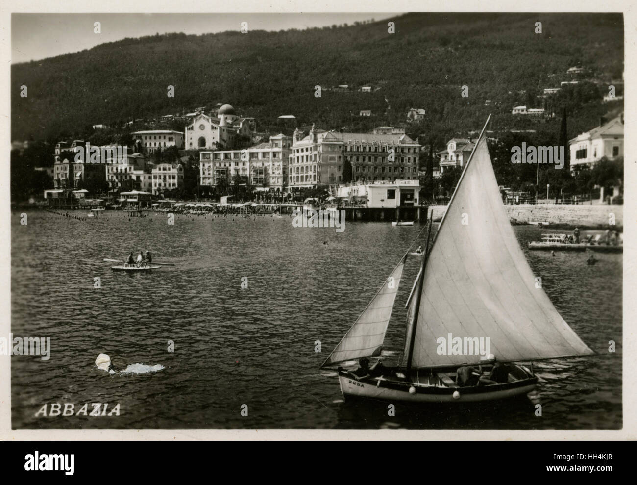 Opatija (Abbazia), Croatia on the Adriatic coast Stock Photo - Alamy