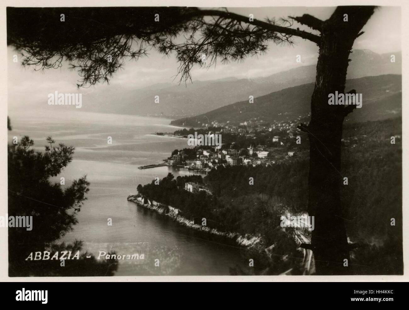 Opatija (Abbazia), Croatia on the Adriatic coast Stock Photo - Alamy