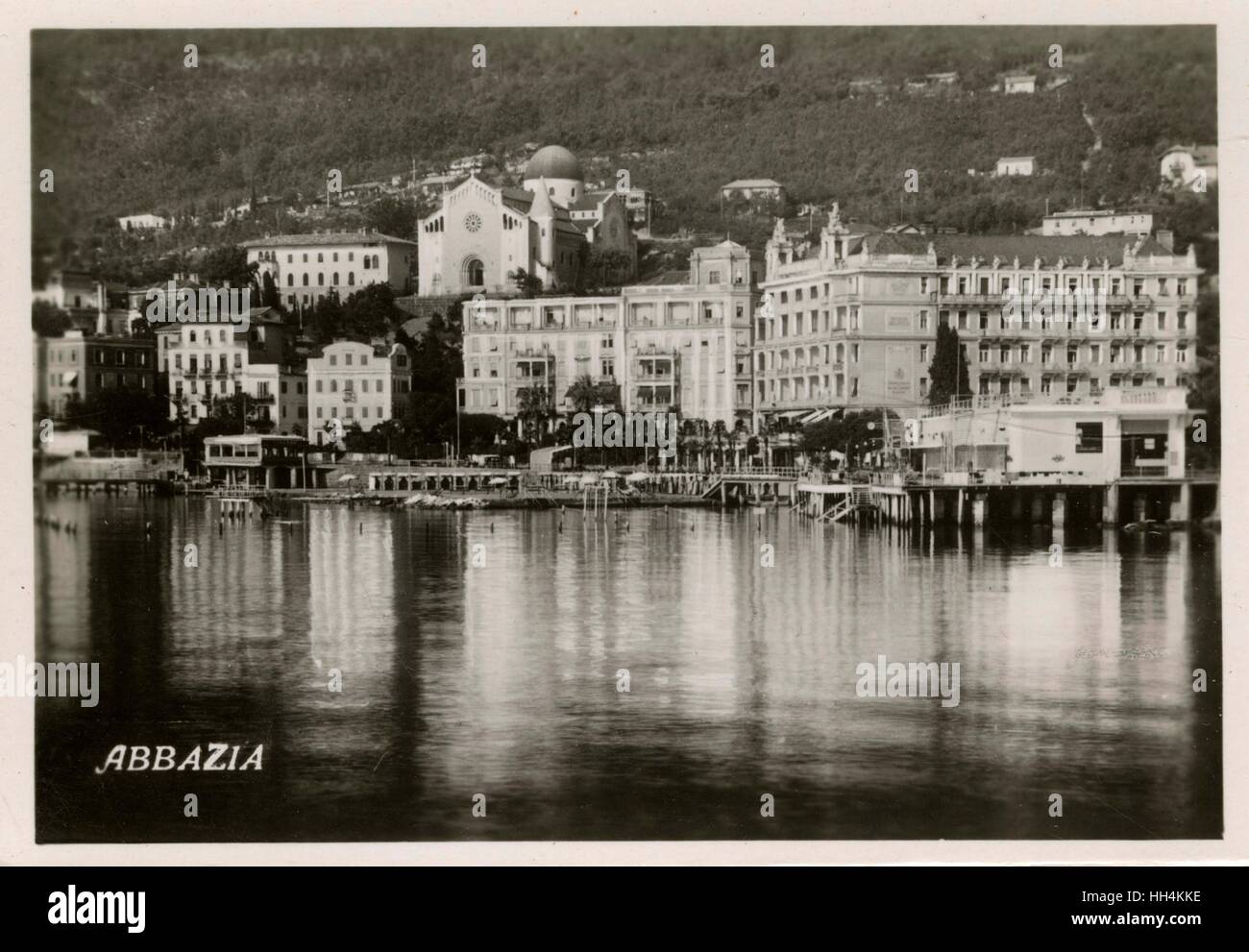 Opatija (Abbazia), Croatia on the Adriatic coast Stock Photo - Alamy