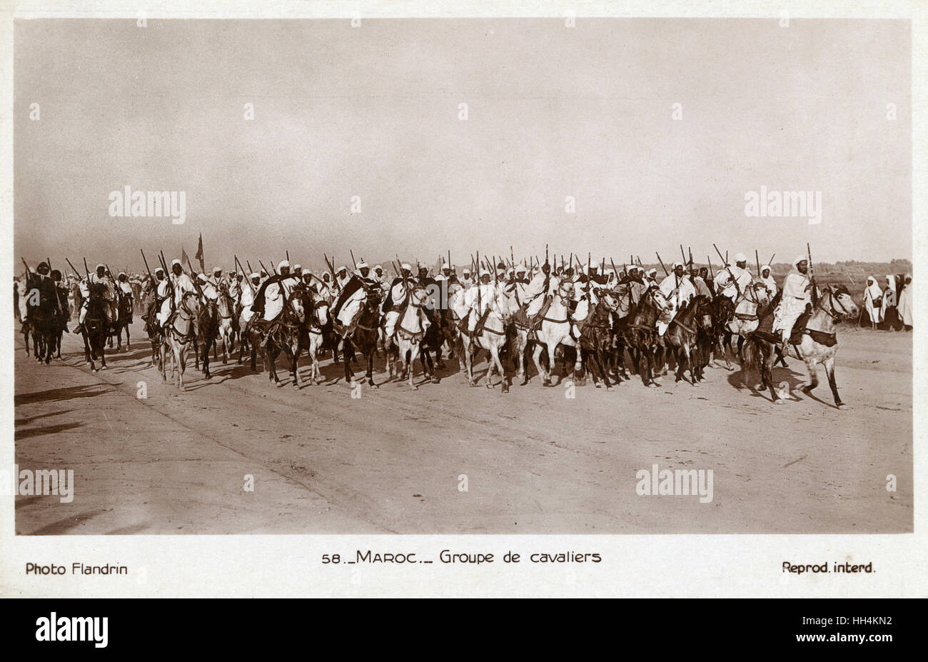 Cavalry troops - Morocco Stock Photo - Alamy