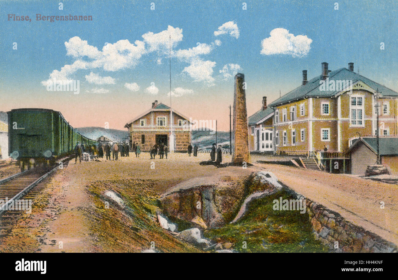 Bergen railway norway finse hi-res stock photography and images - Alamy