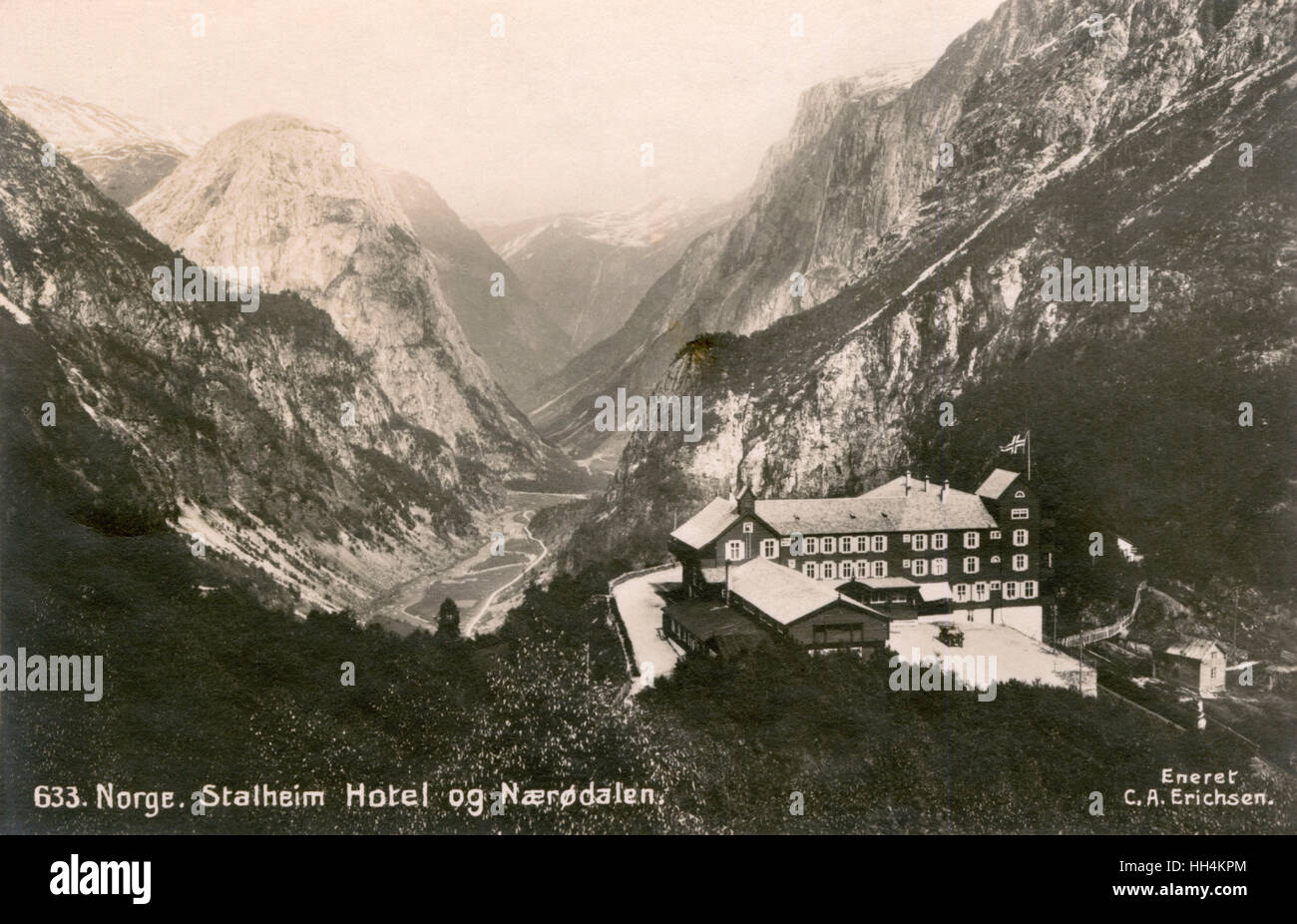 Stalheim Hotel, Naerodalen, Sogn, Norway Stock Photo - Alamy