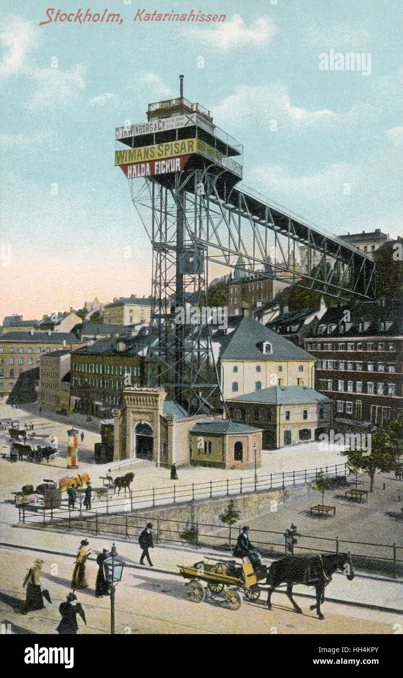 Katarina Elevator, Stockholm, Sweden Stock Photo - Alamy