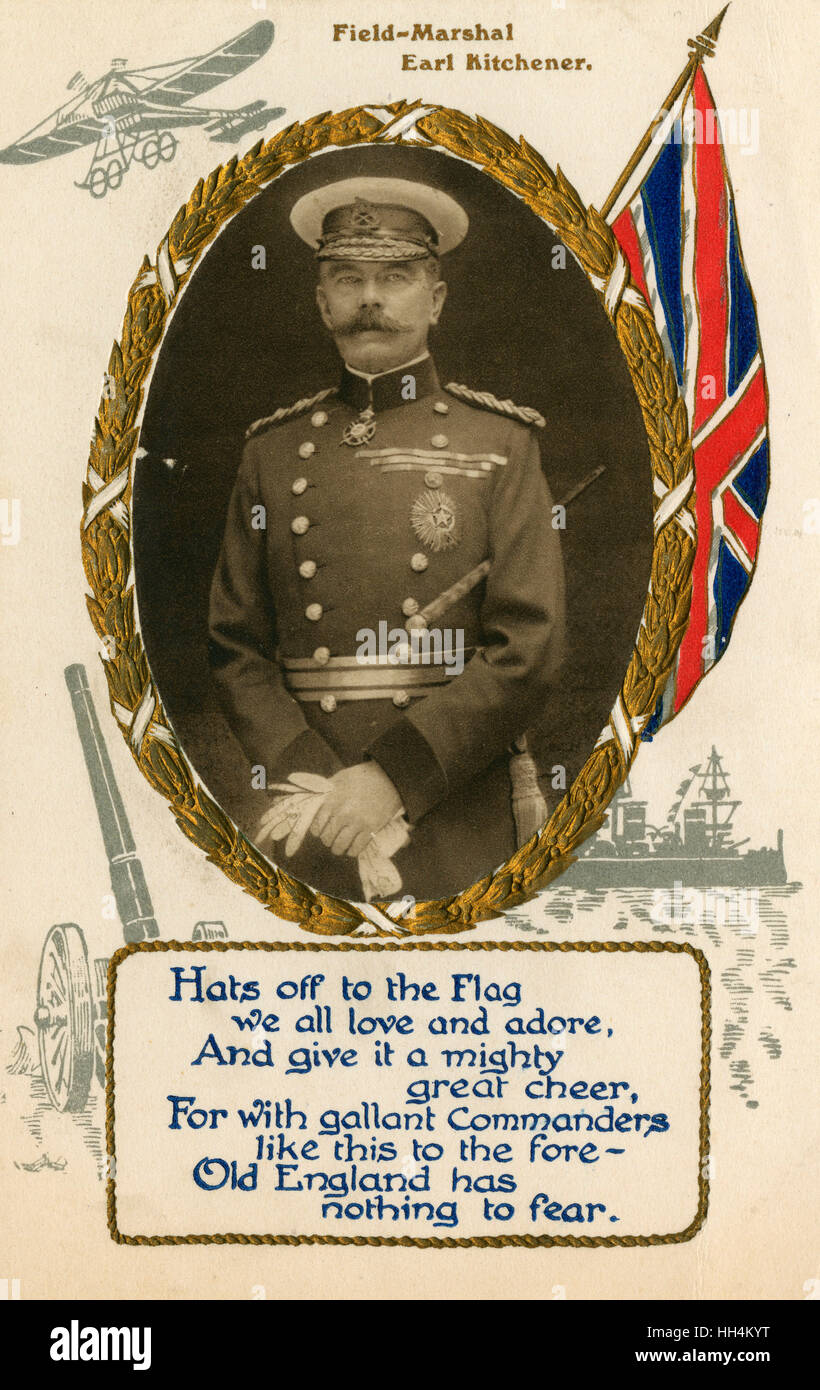 Field marshal herbert kitchener 1850 1916 hi-res stock photography and ...