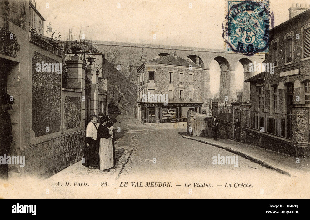 The Meudon Viaduct in the outskirts of Paris, France Stock Photo - Alamy