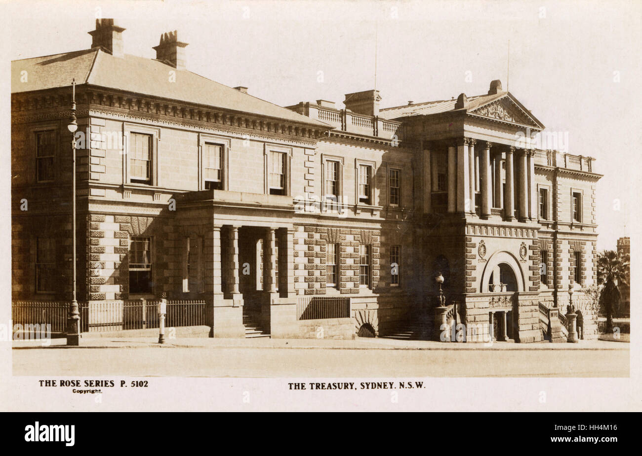 The Treasury Building, Sydney, New South Wales, Australia Stock Photo ...