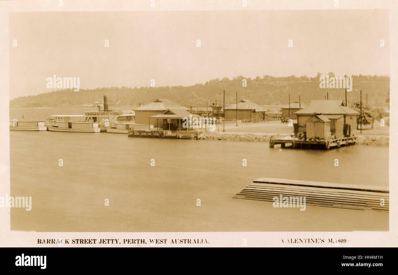 Barrack Street Jetty, Perth, Western Australia Stock Photo - Alamy