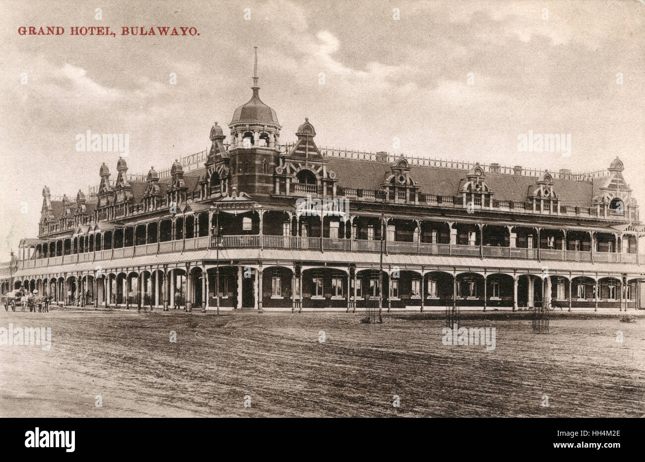 Grand Hotel, Main Street, Bulawayo, Rhodesia Stock Photo - Alamy