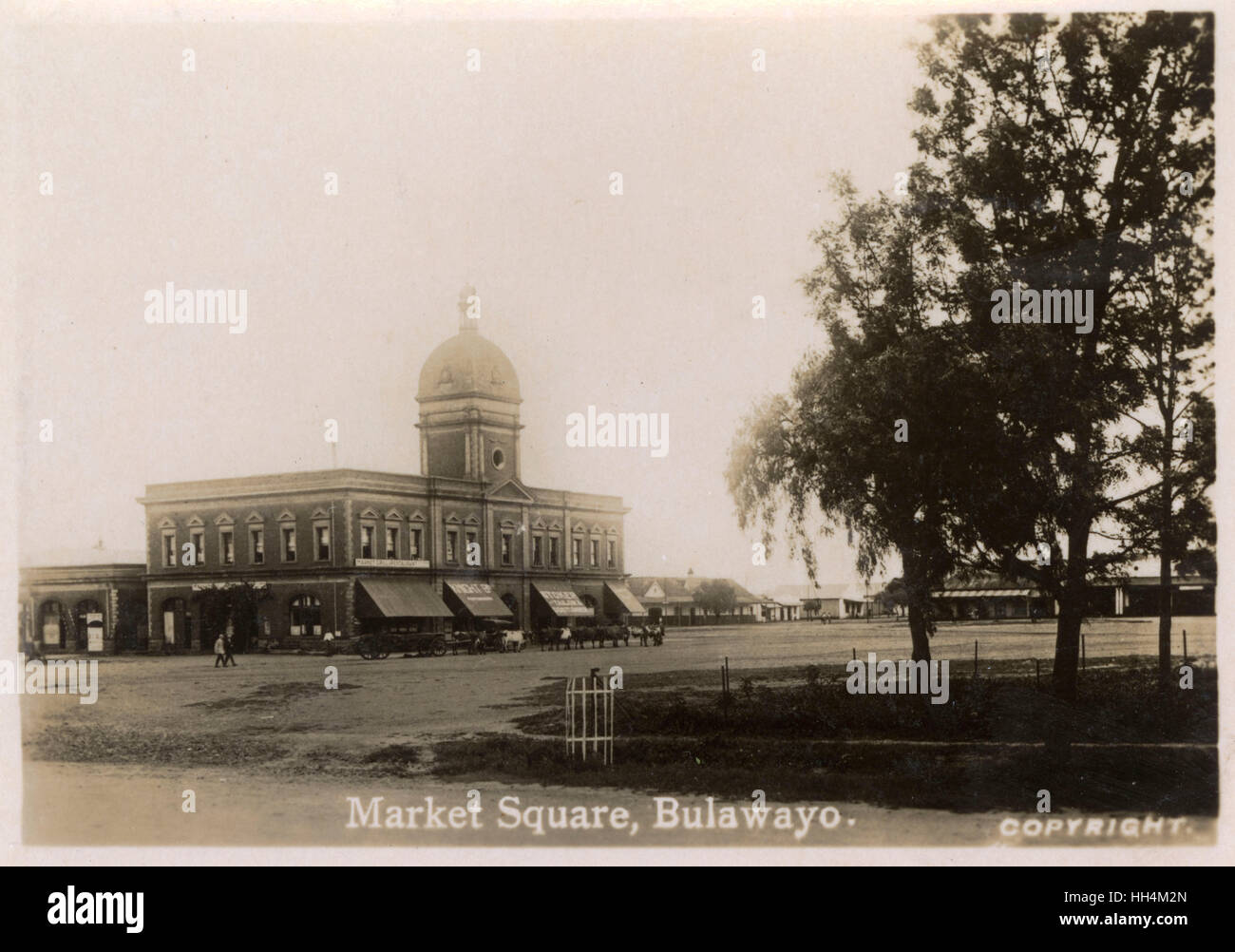 Market Square, Bulawayo, Rhodesia (Zimbabwe Stock Photo - Alamy