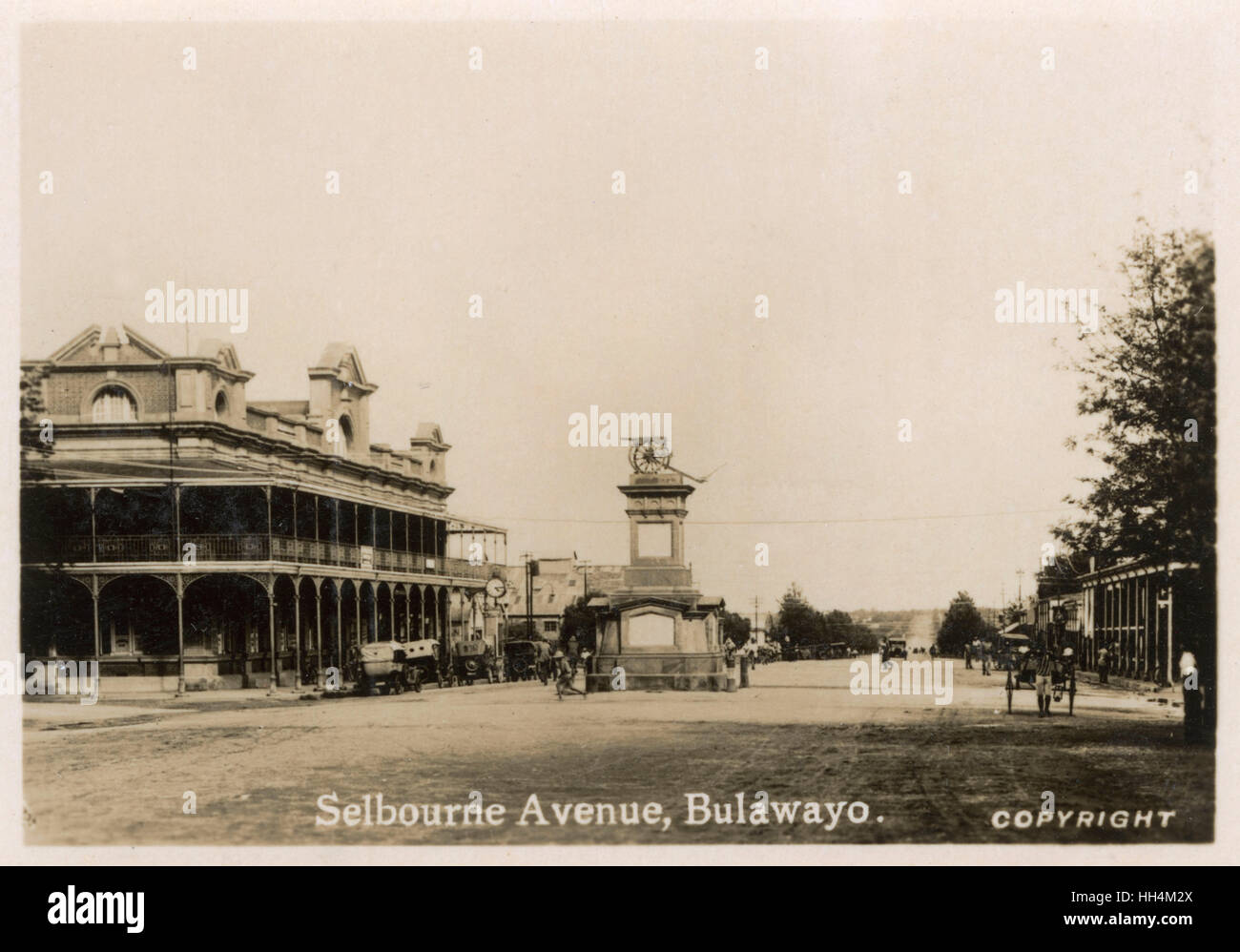 Selbourne Avenue, Bulawayo, Rhodesia (Zimbabwe Stock Photo - Alamy