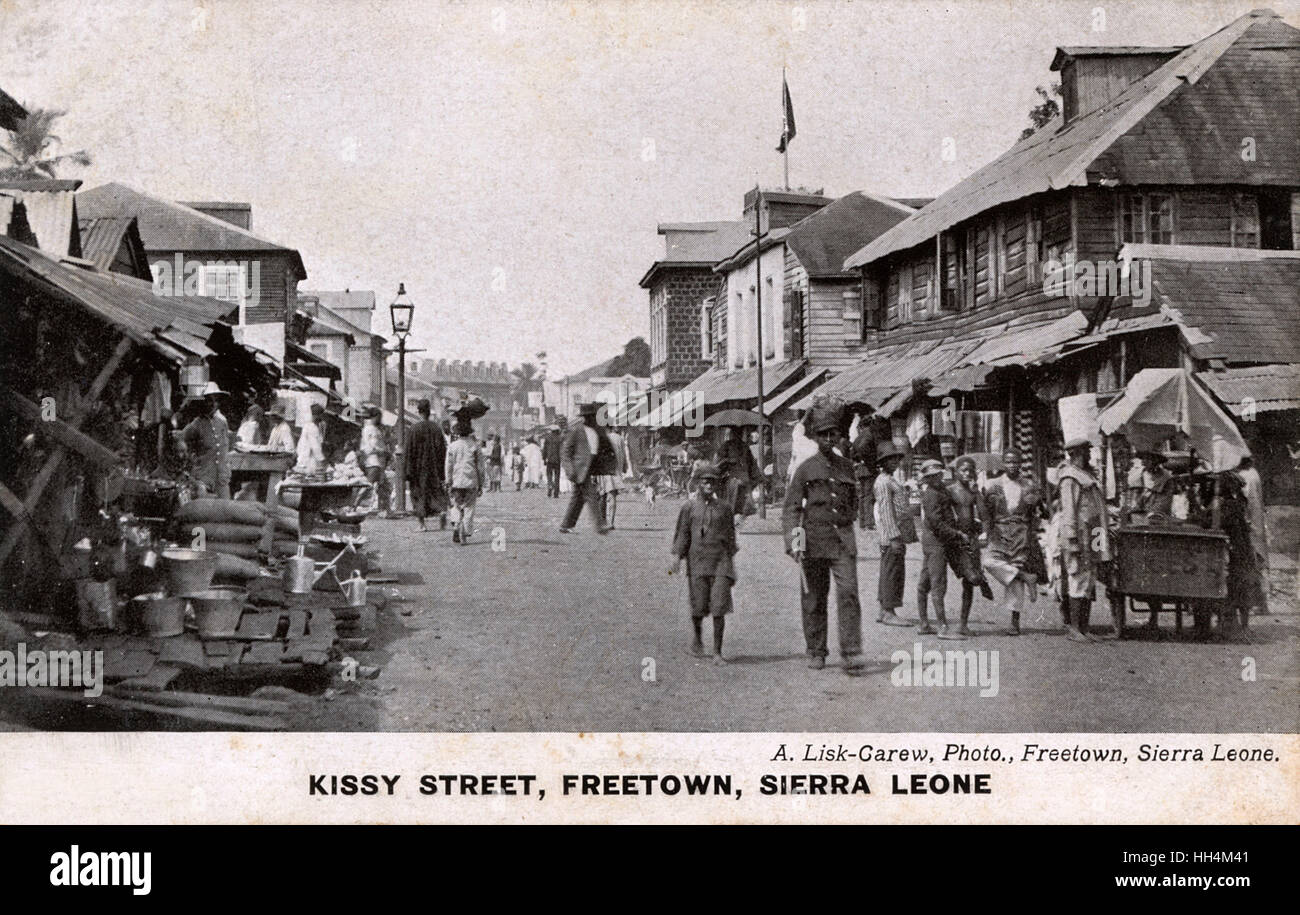 Kissy Street, Freetown, Sierra Leone, West Africa Stock Photo - Alamy