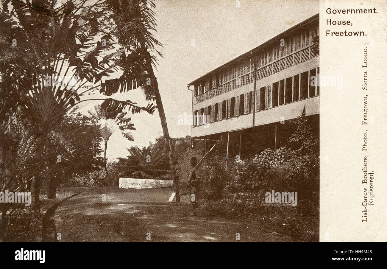 Government House, Freetown, Sierra Leone, West Africa Stock Photo - Alamy