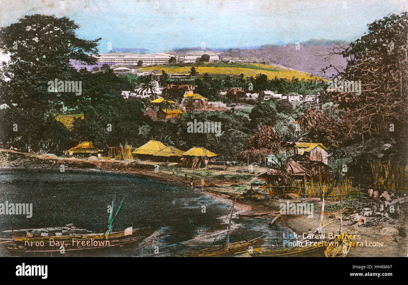 Kroo Bay, Freetown, Sierra Leone, West Africa Stock Photo - Alamy