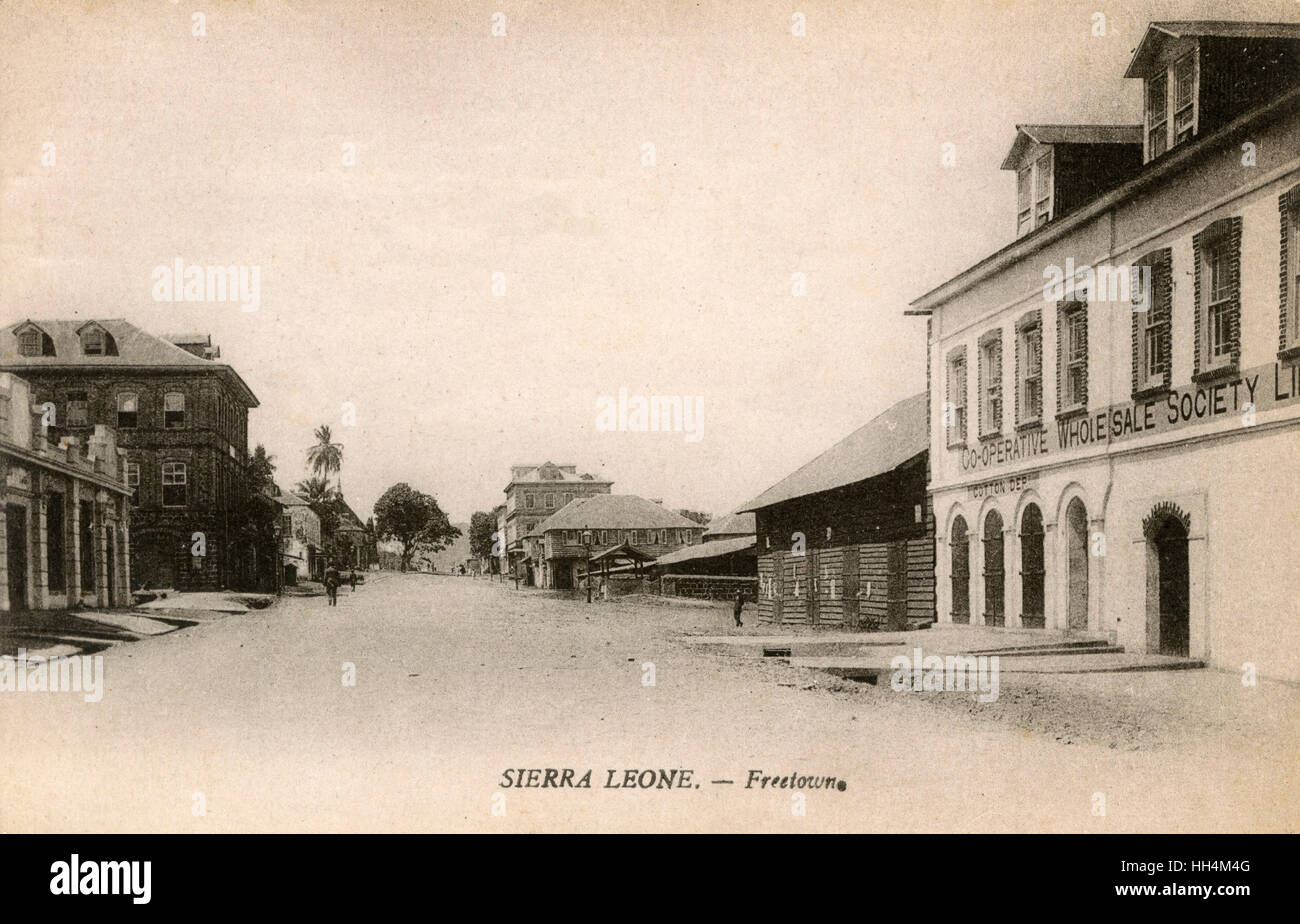 Street scene, Freetown, Sierra Leone, West Africa Stock Photo - Alamy