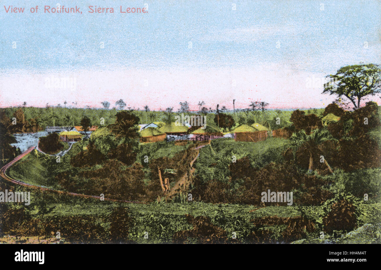 View of Rotifunk, Sierra Leone, West Africa Stock Photo - Alamy