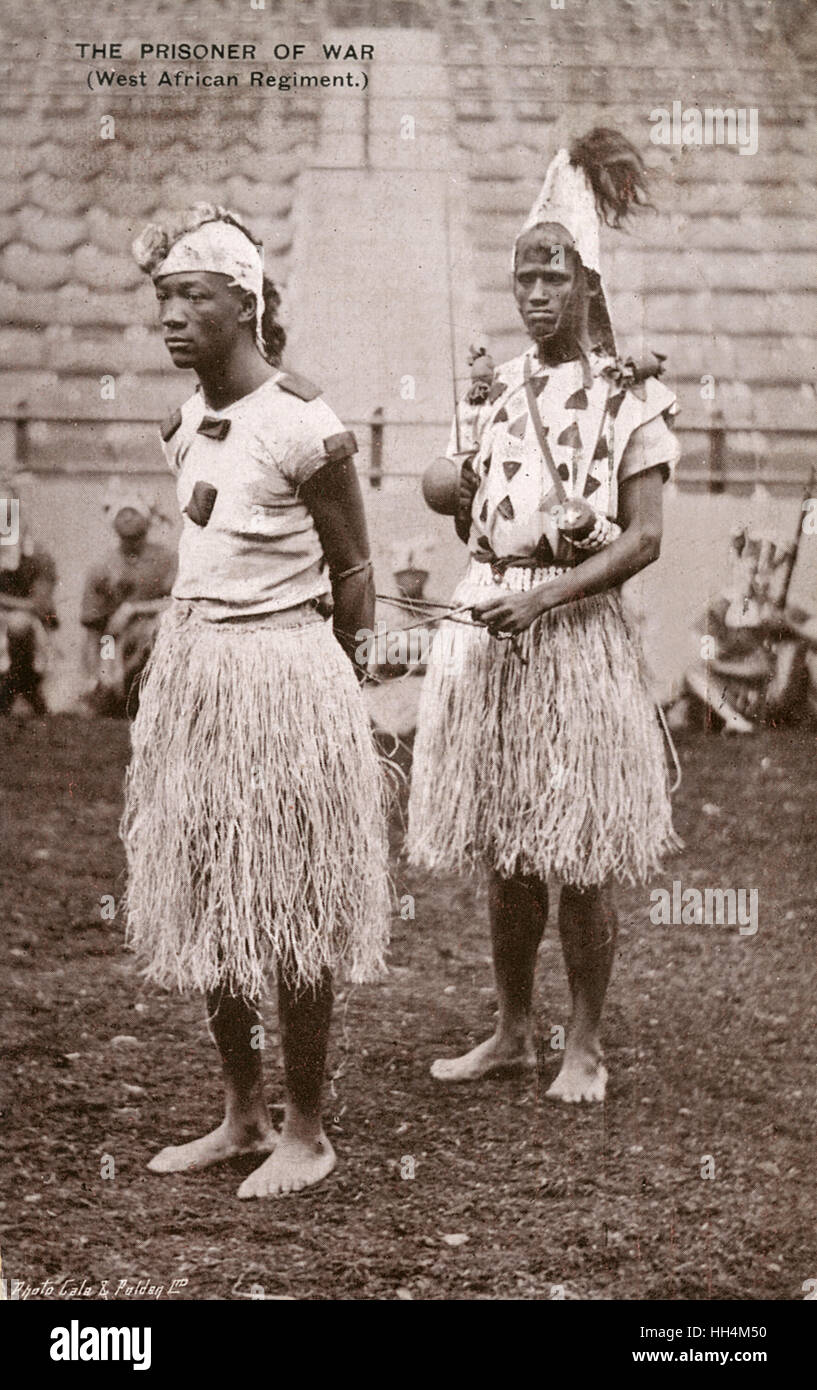 Native soldiers, Sierra Leone, West African Regiment Stock Photo - Alamy
