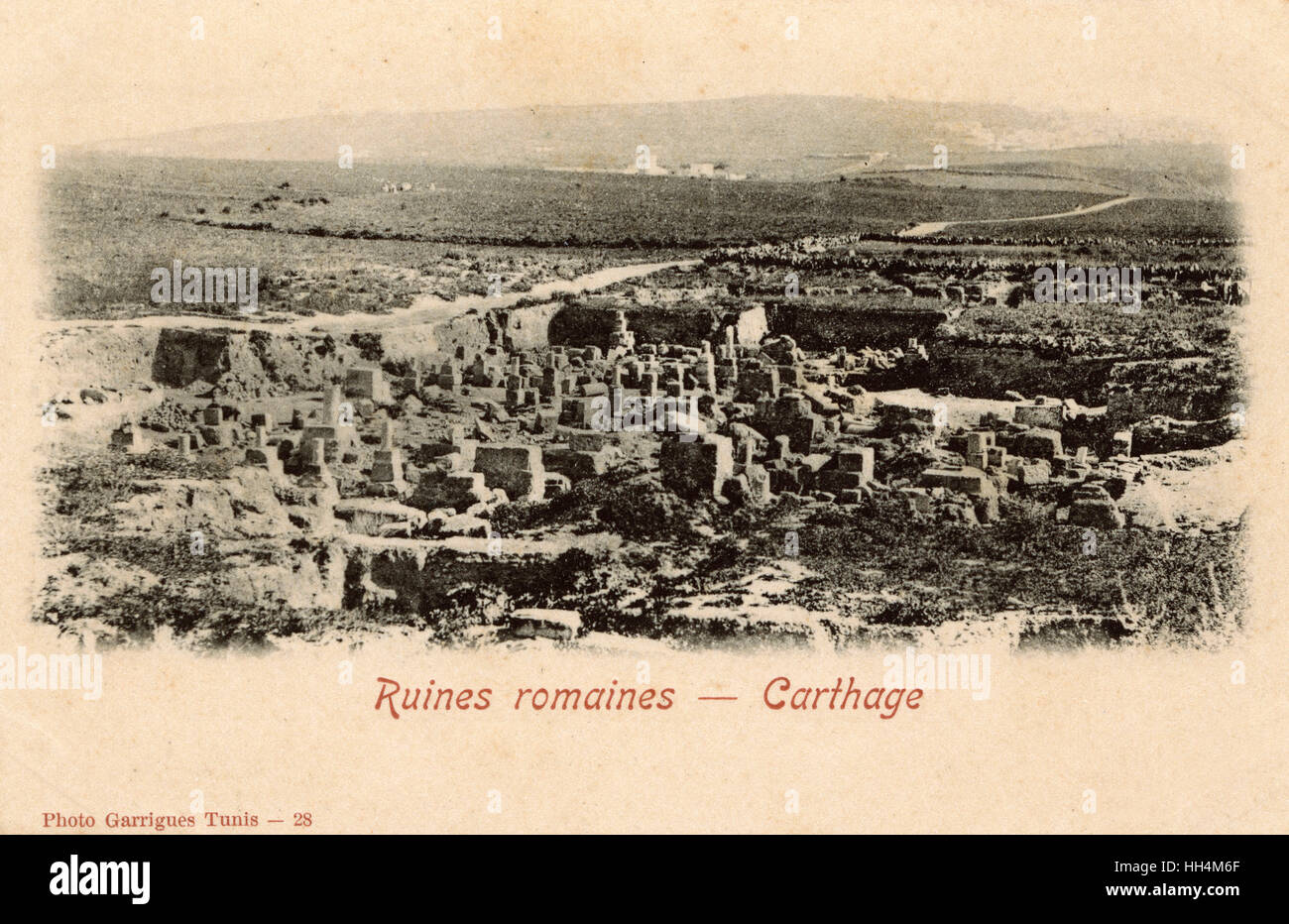 Roman ruins site of ancient carthage hi-res stock photography and ...