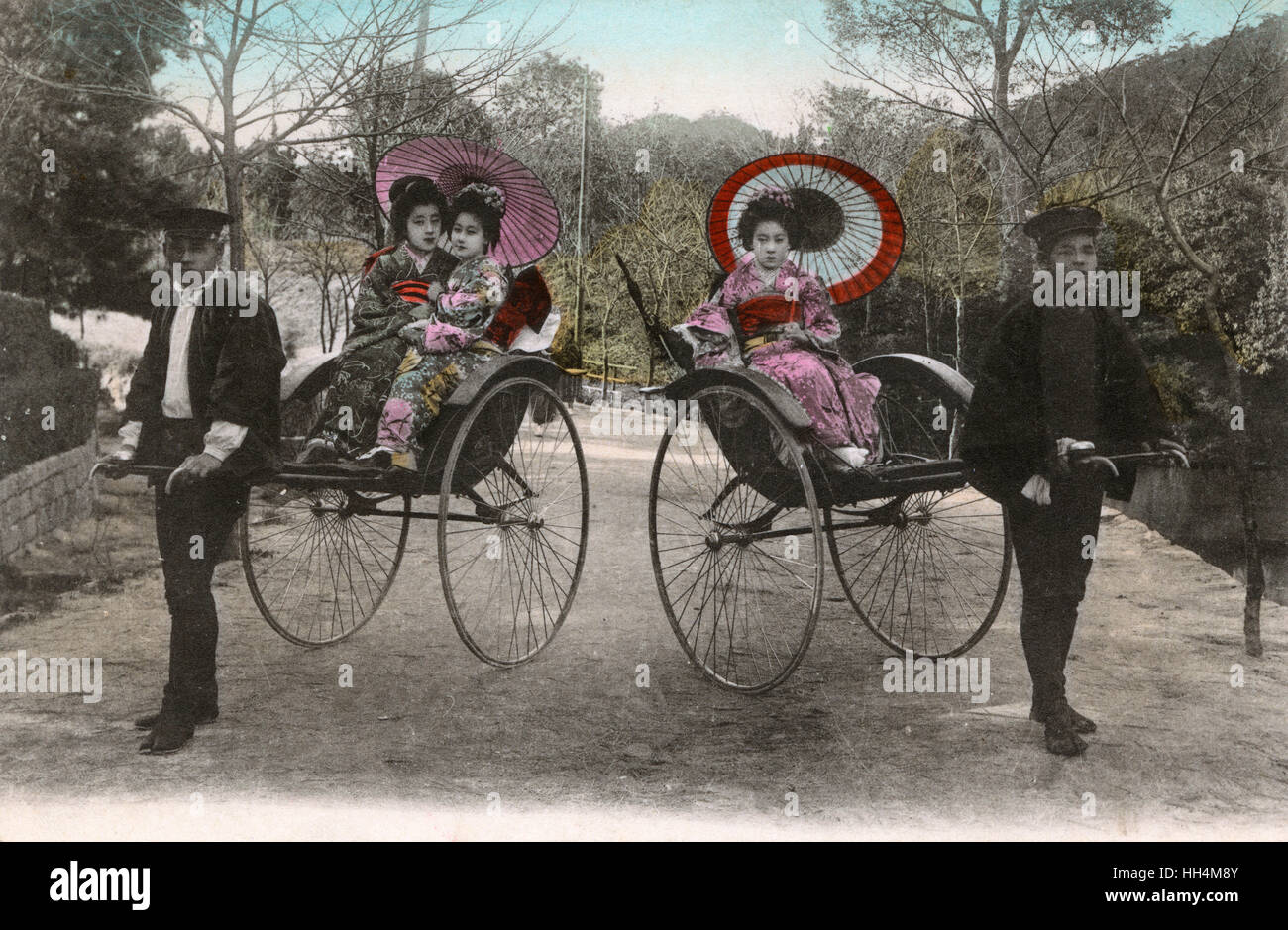 Japanese rickshaws hi-res stock photography and images - Alamy