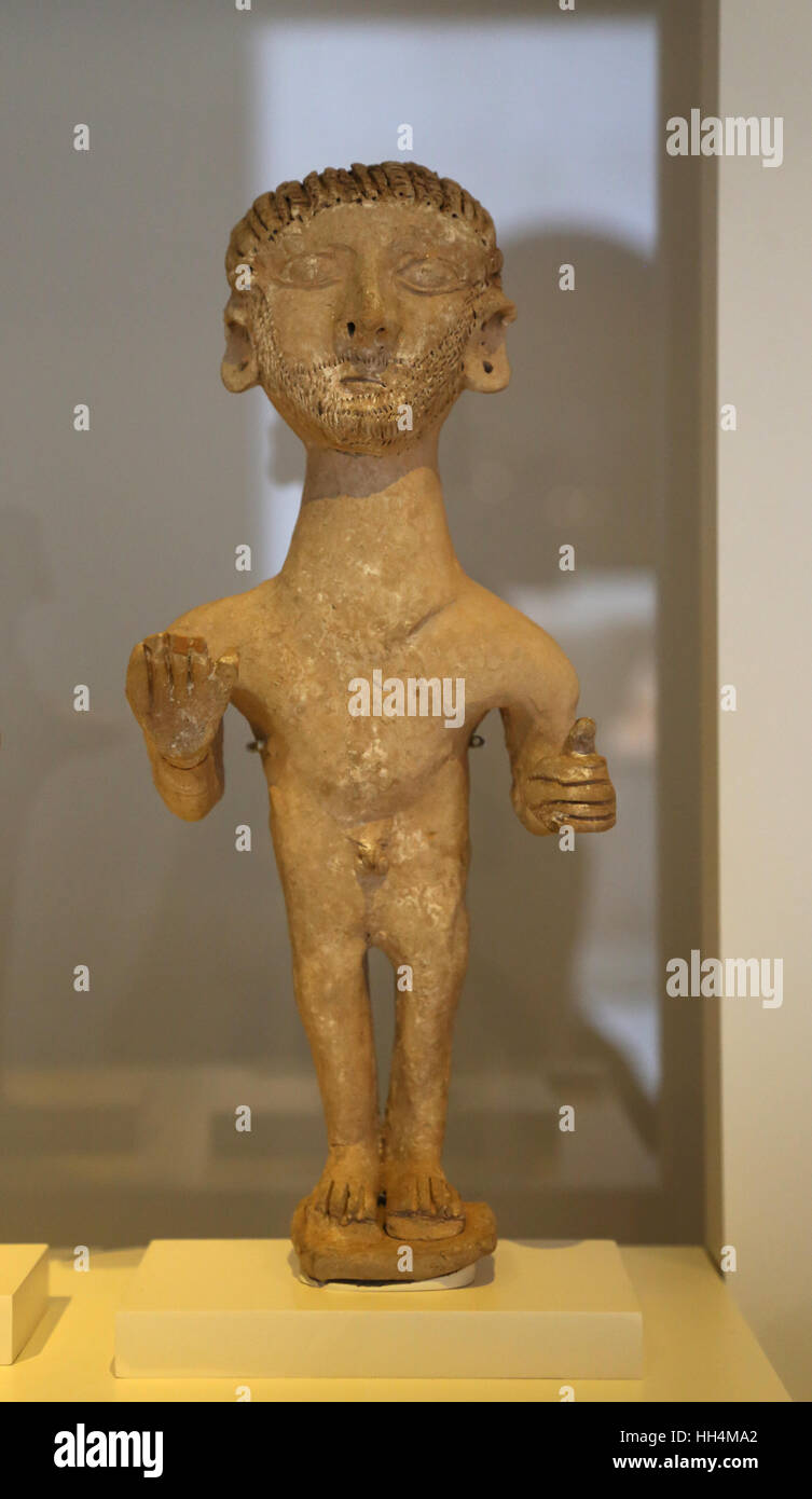 Figure. Deity, a cult figure or an orant. Clay. 4th-3rd century BC ...