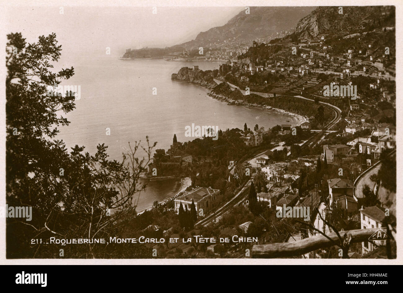 Roquebrune cap martin monte hi-res stock photography and images - Alamy
