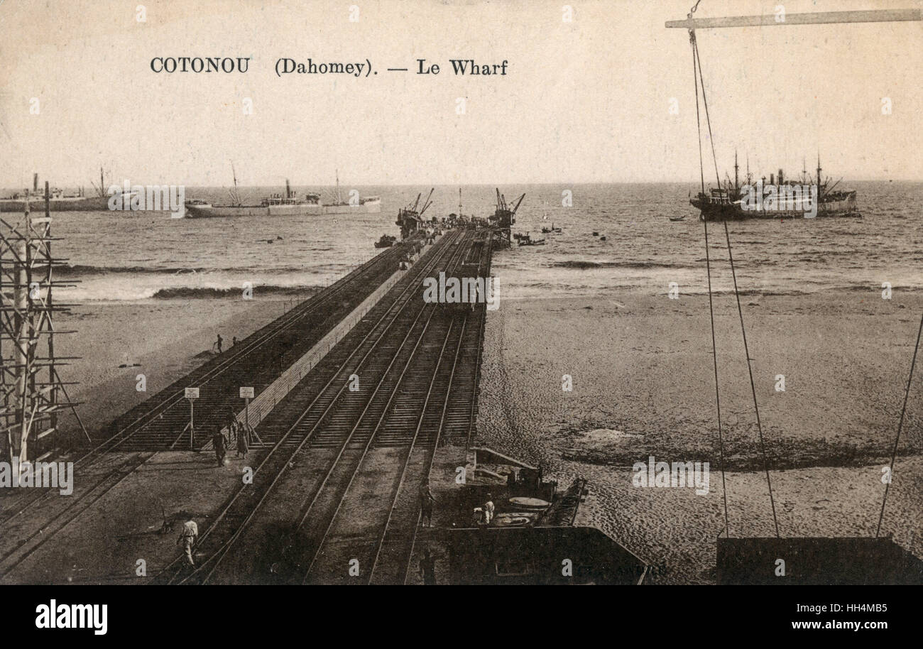 Wharf port cotonou french dahomey hi-res stock photography and images ...