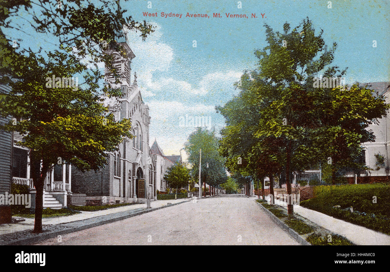 Mount Vernon, Westchester County, New York State, USA Stock Photo - Alamy