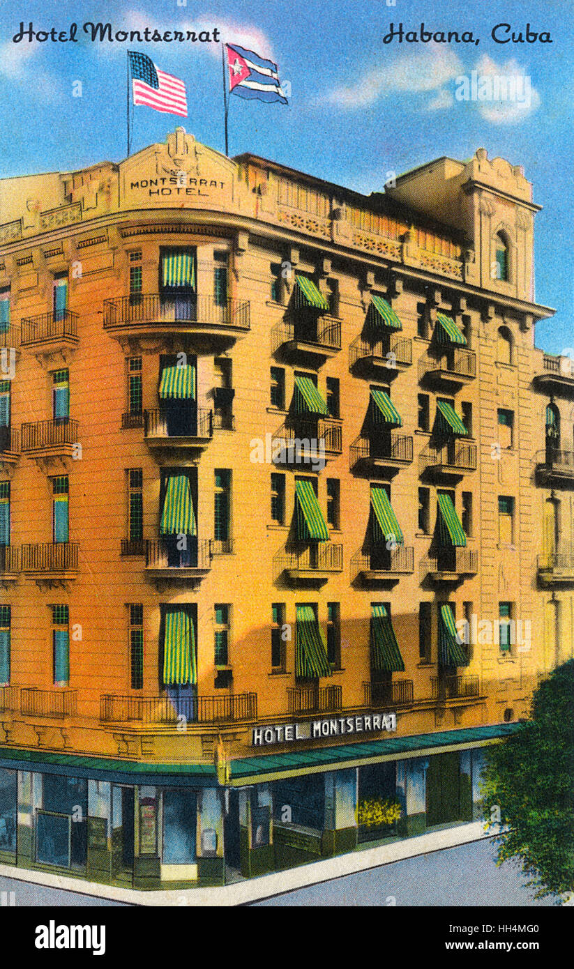 Hotel Montserrat, Havana, Cuba Stock Photo - Alamy