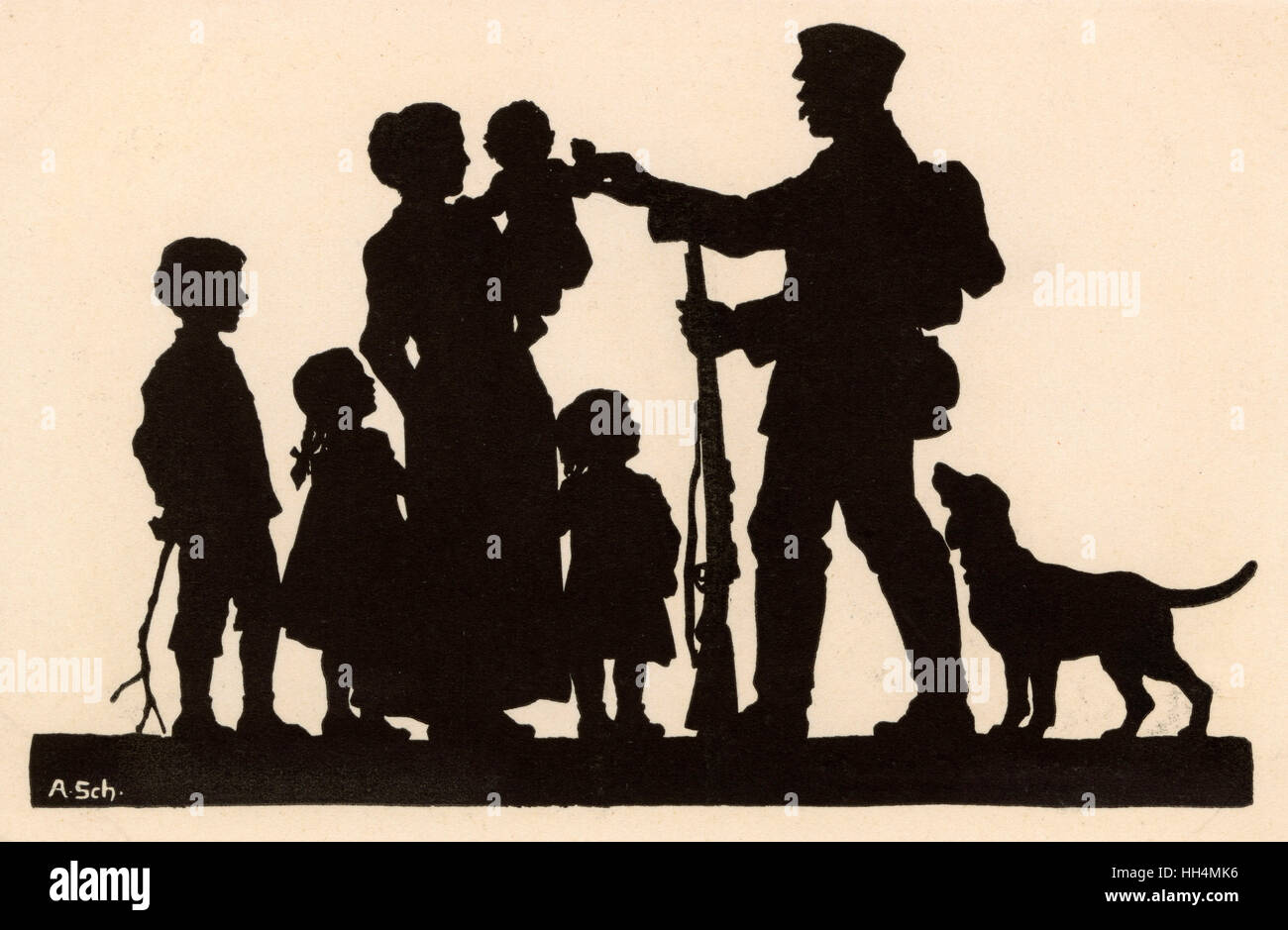 German Soldier Silhouette High Resolution Stock Photography and Images ...