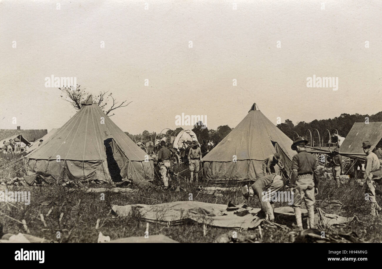 American cavalry soldiers camping hi-res stock photography and images ...