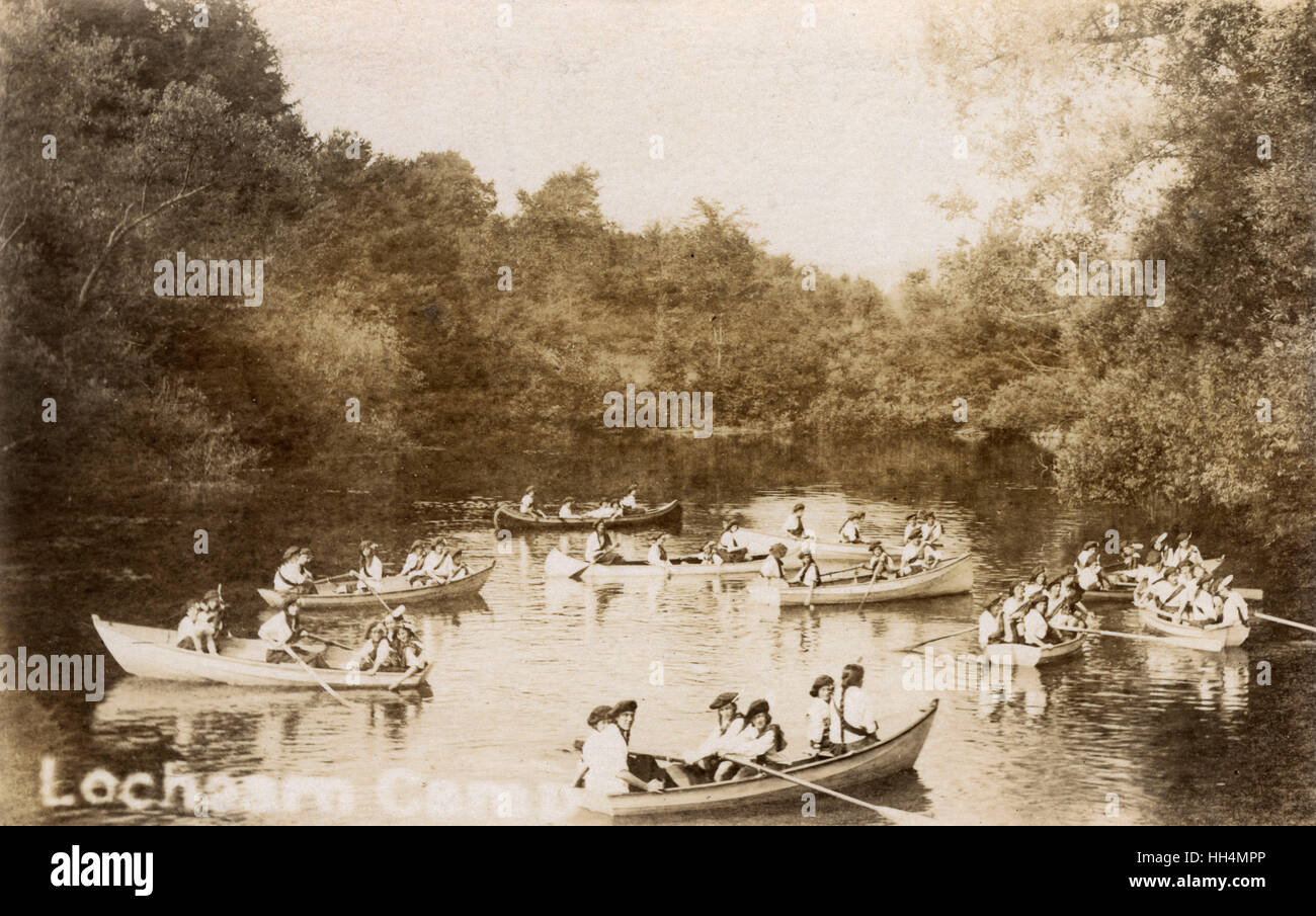 Lochearn Camp for Girls, Lake Fairlee, Vermont, USA Stock Photo - Alamy