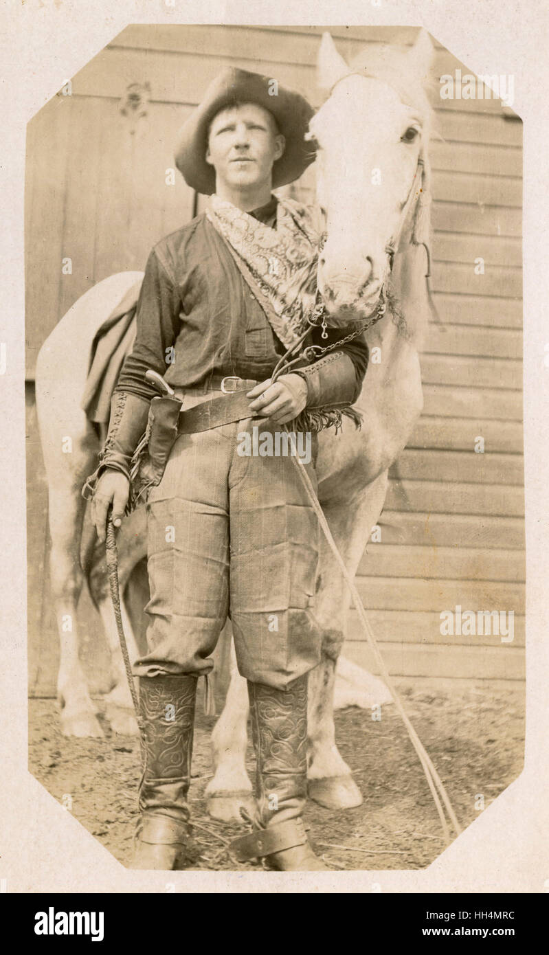1910s cowboy hi-res stock photography and images - Alamy