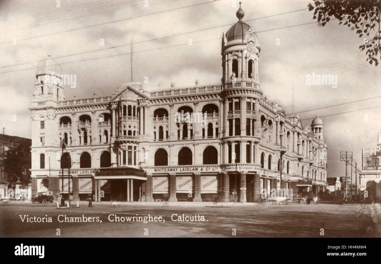 Victoria Chambers, Chowringhee, Calcutta, India Stock Photo - Alamy