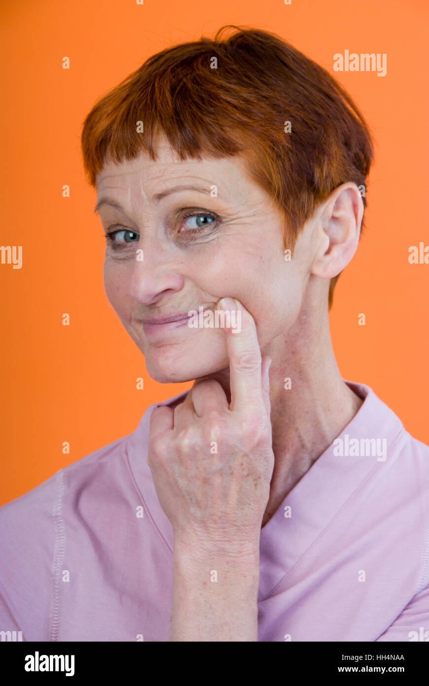 Sixtyish woman hi-res stock photography and images - Alamy