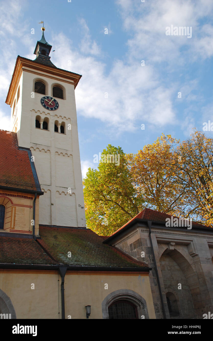 Collegiate church pc. Pelargius monastery Denkendorf Baden Wuerttemberg ...