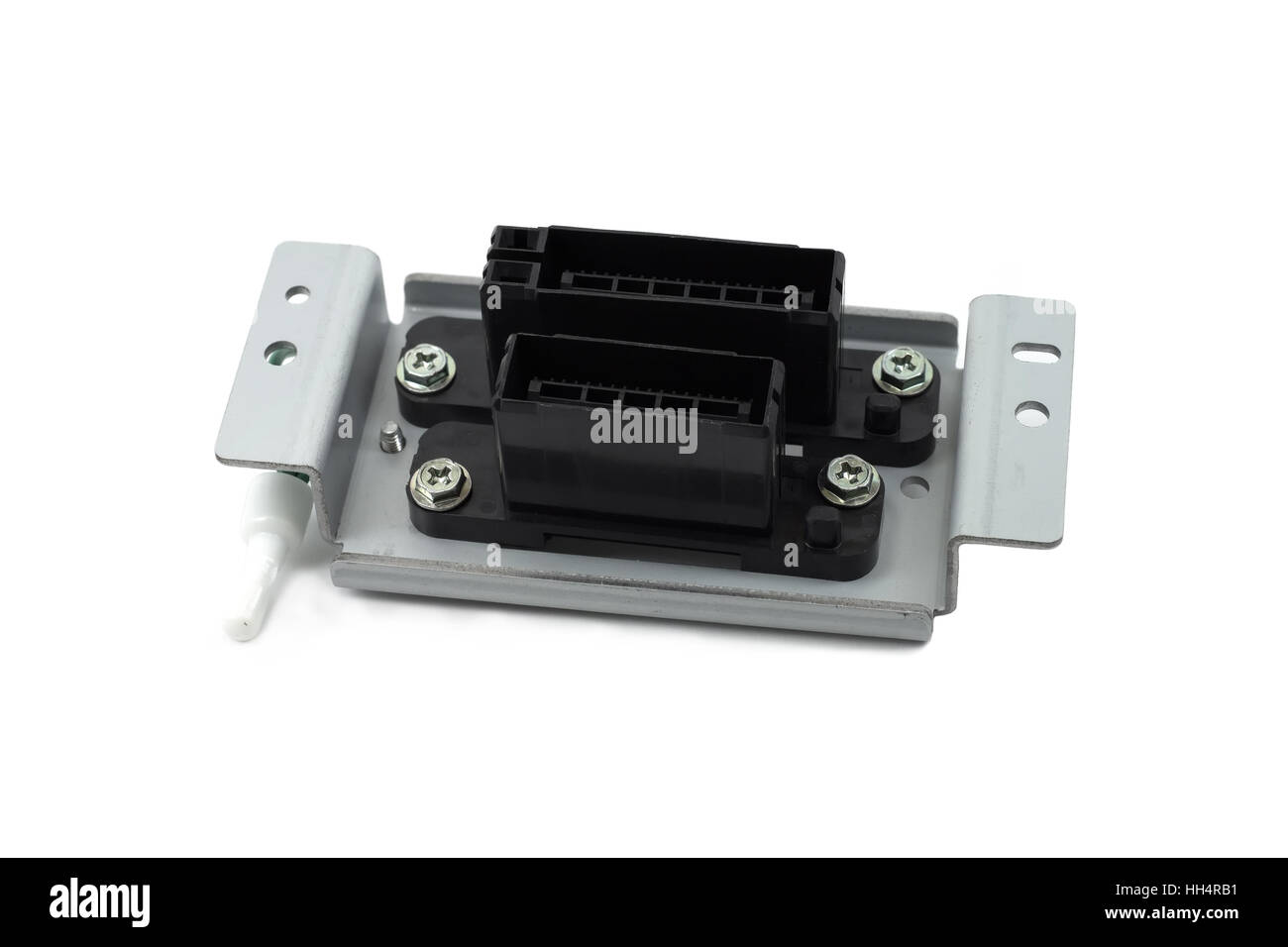 Electric connector, signal connector with bracket isolated on white ...